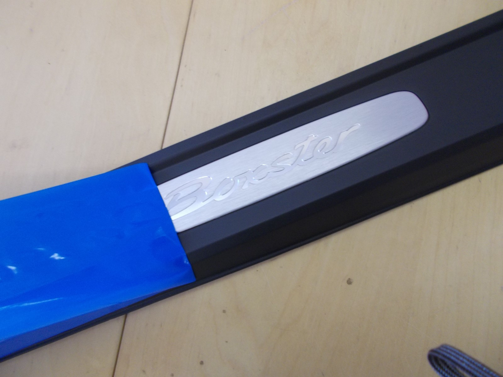 Porsche 981 Boxster Scuff Plate / Kick Plate - New | eBay UK