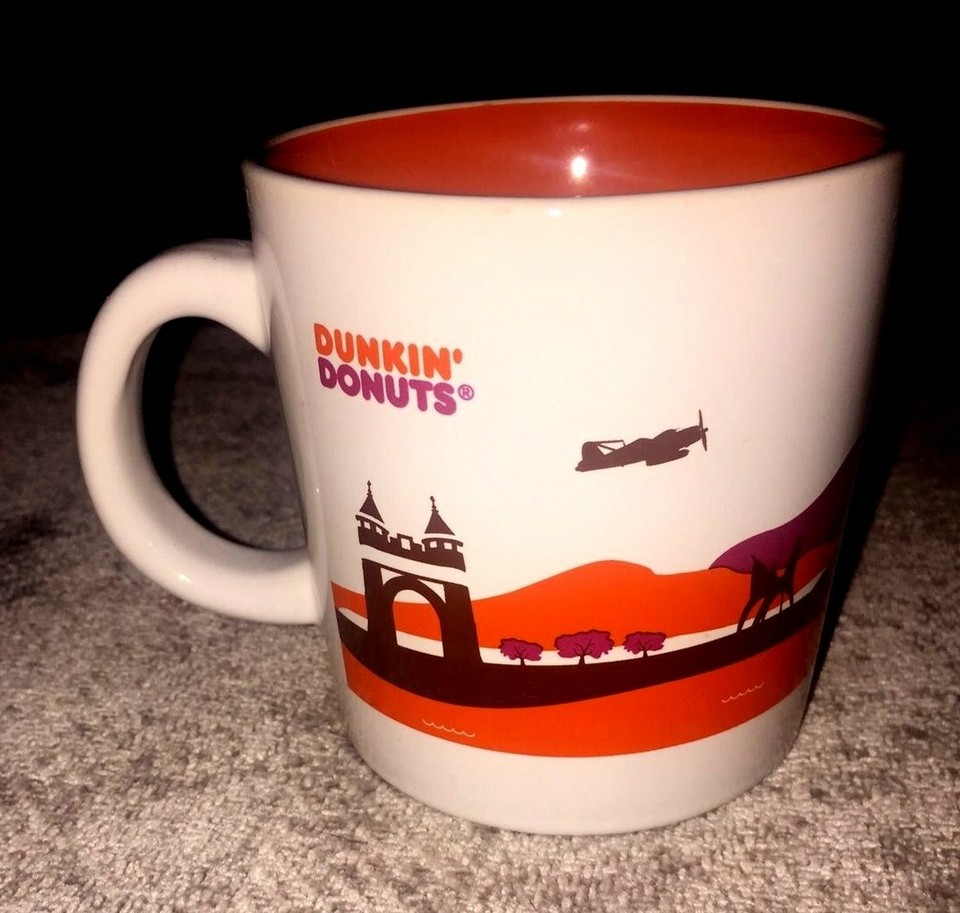 Dunkin Donuts Connecticut Runs On Dunkin Coffee Mug Cup 2013 | eBay