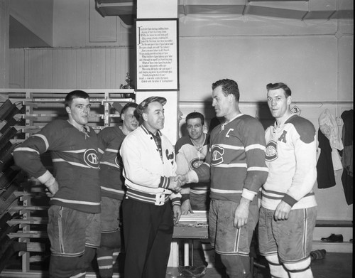 Jean Talbot,Toe Blake, Emile Bouchard, Ken Mosdell 1958 Canadiens 8x10 ...