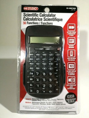 Studio Scientific Calculator 56 Functions NEW Sealed Package 05-3007504 ...