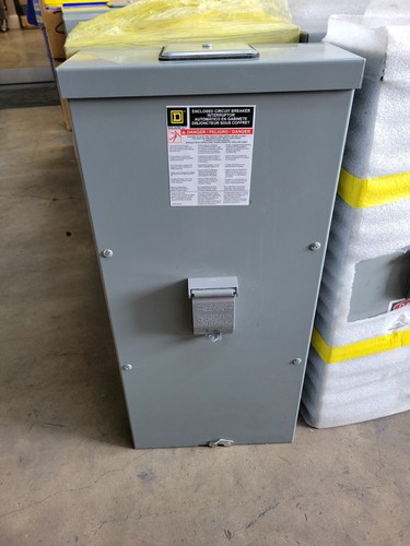 1 New NO BOX Square D J250R Powerpact J Breaker enclosure 250 amp 600v ...
