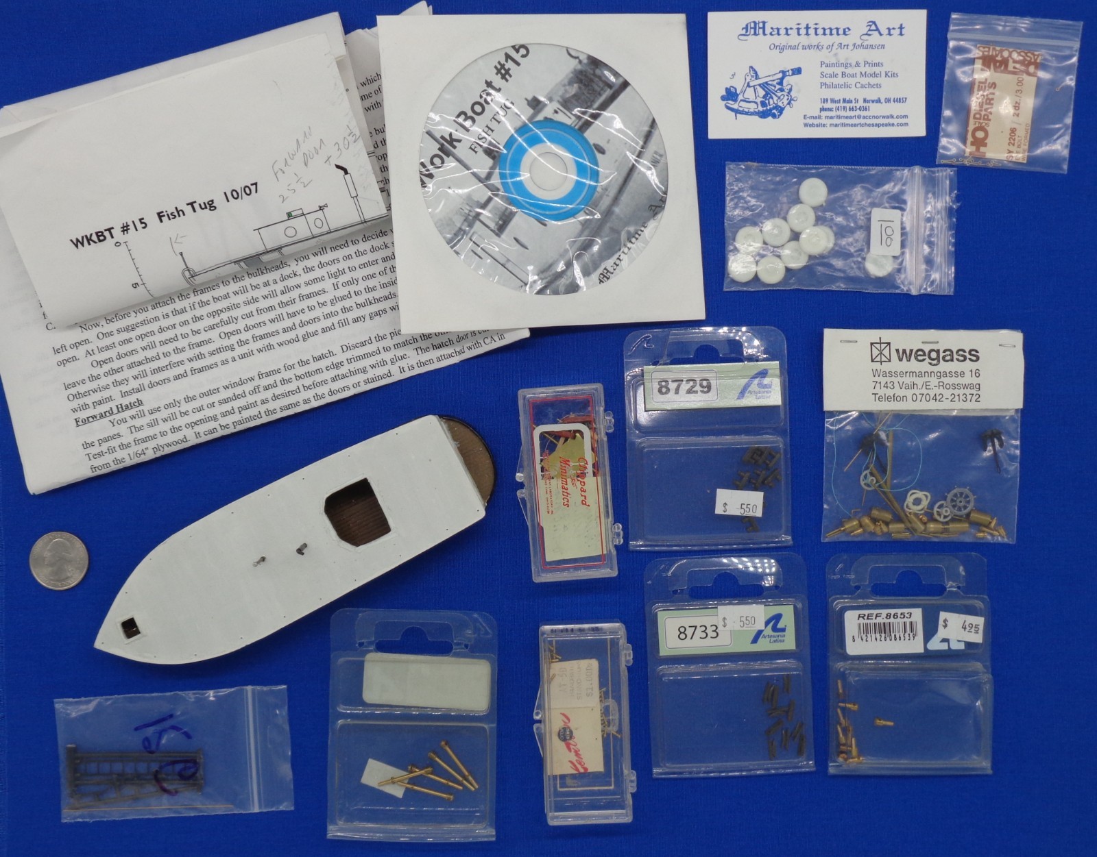 HO Scale Great Lakes Fish Tug And Nautical Details-Started, Good Winter ...