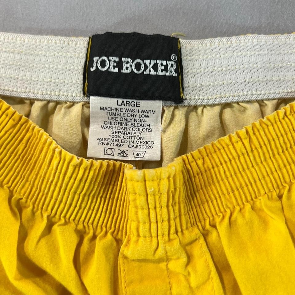Vintage Joe Boxer Smiley Face Boxers Shorts 90s Y2K Yellow Graphic ...
