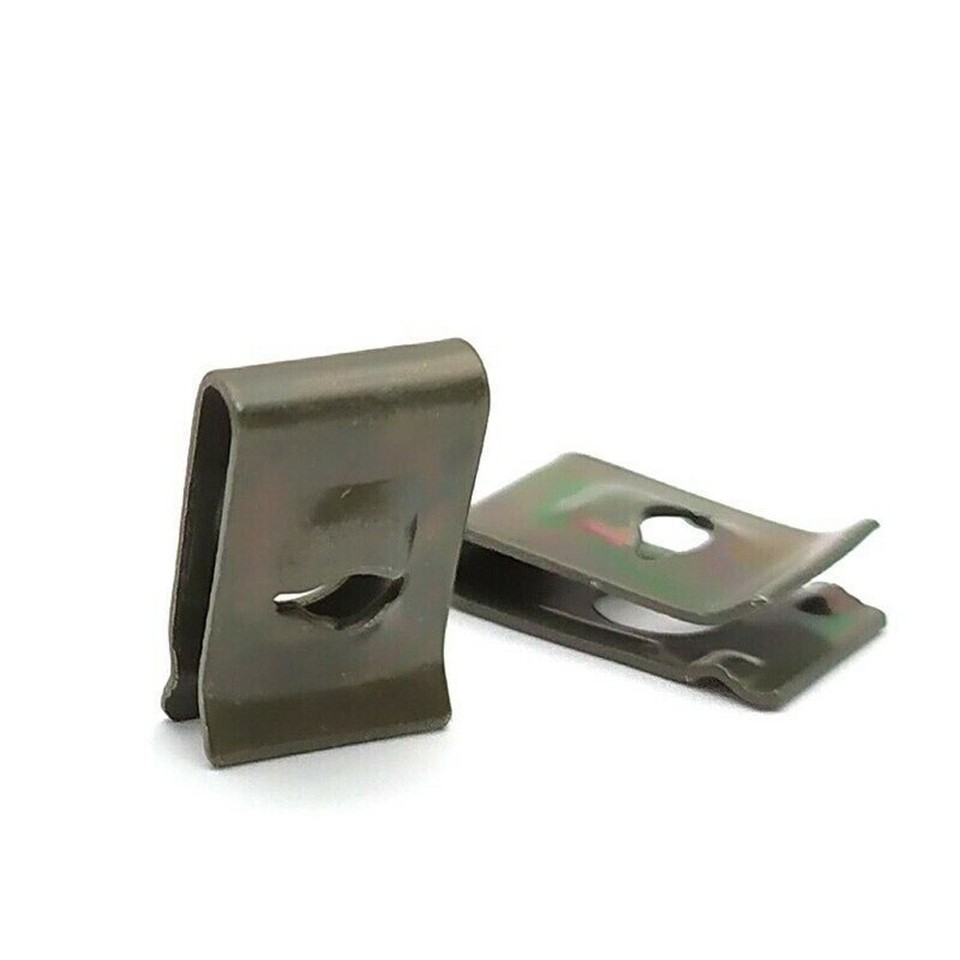 20x Metal U-Type Clips Panel Fastener For Car Bumper Fender Trim ...
