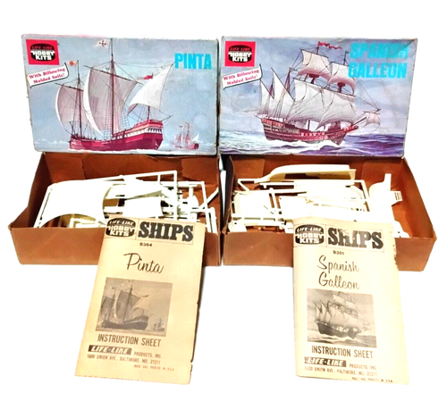 Life Like Hobby Kits Spanish Galleon Pinta Ship Model Kits | eBay