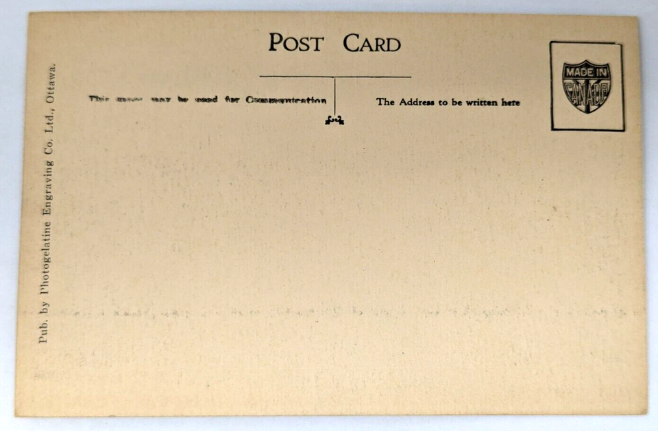 Postcard White Border Canada Fox Head Inn Niagara and Horse Shoe Falls ...