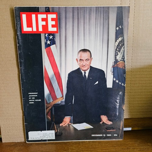 Life Magazine December 13 1963 President Lyndon B. Johnson LBJ at Desk ...