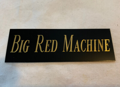BIG RED MACHINE REDS NAMEPLATE AUTOGRAPHED Signed BAT-BASEBALL-JERSEY ...