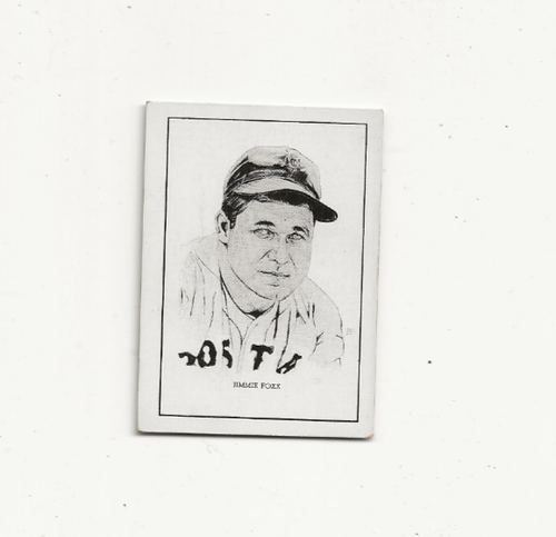 1950 Callahan Baseball Jimmie Foxx RED SOX EX | eBay
