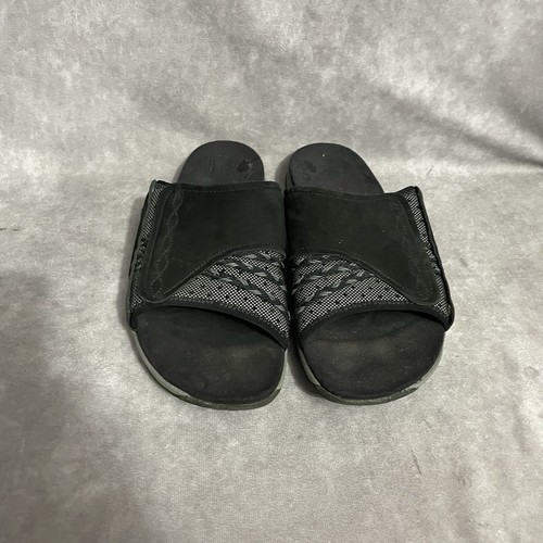 Merrell Lilyfern Women’s Slip On Slide Sandals Size 10 Black and Gray ...