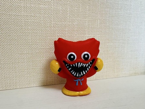 Poppy Playtime Huggy Wuggy Finger Puppet Red Miniature Vinyl Figure ...