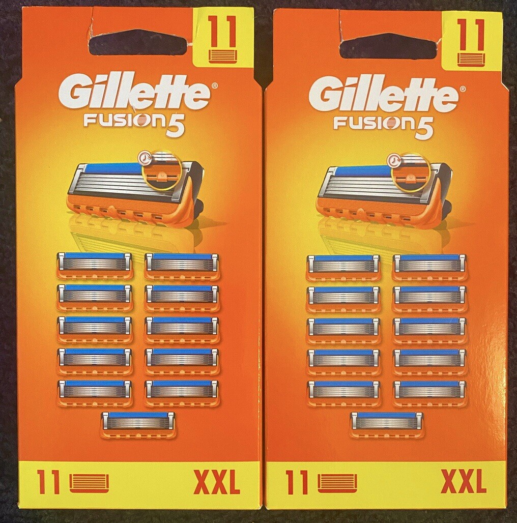 Gillette Fusion 5 XXL Razor Blades Refills - 2 xPack 22 Catridges RRP£ ...