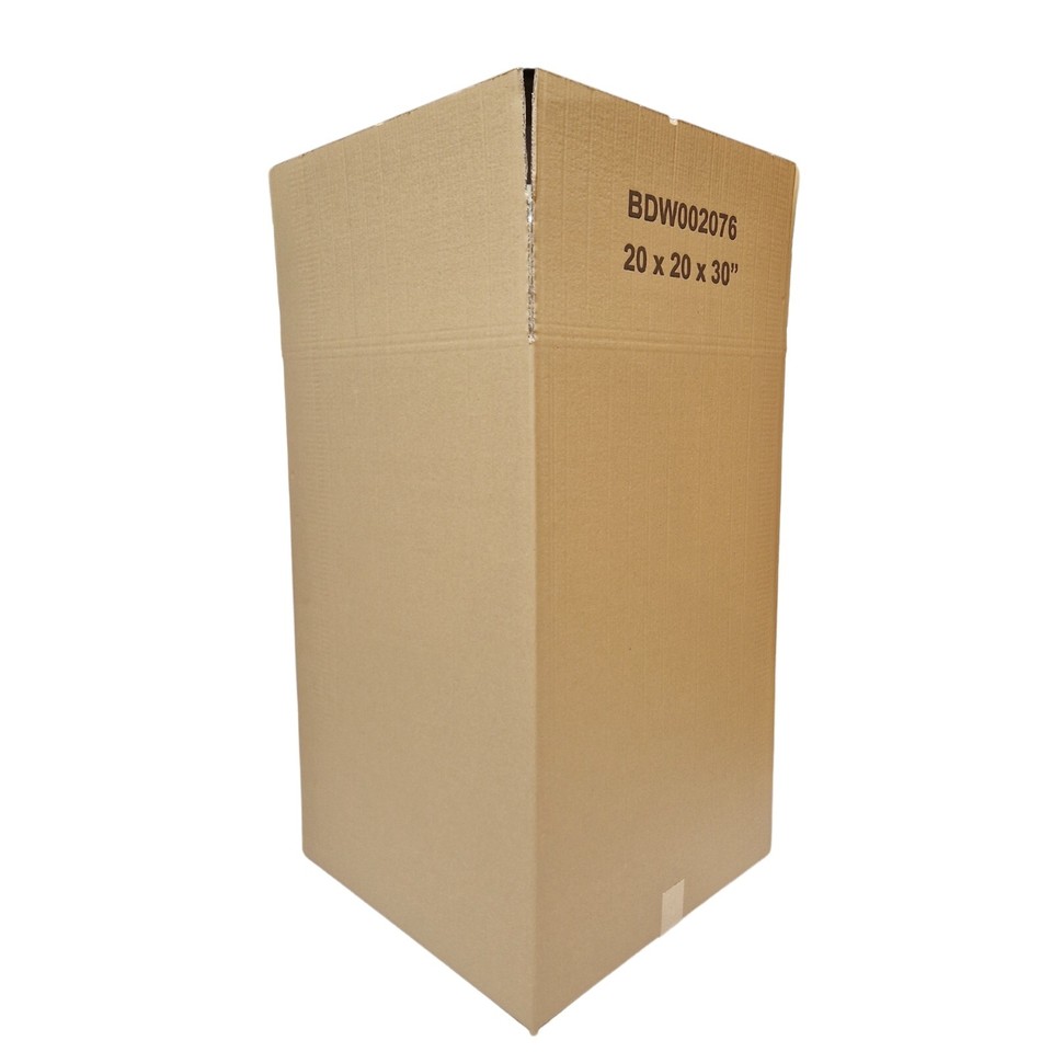 1X Extra Large 20x20x30 Cardboard Boxes Strong Double Wall Removal ...