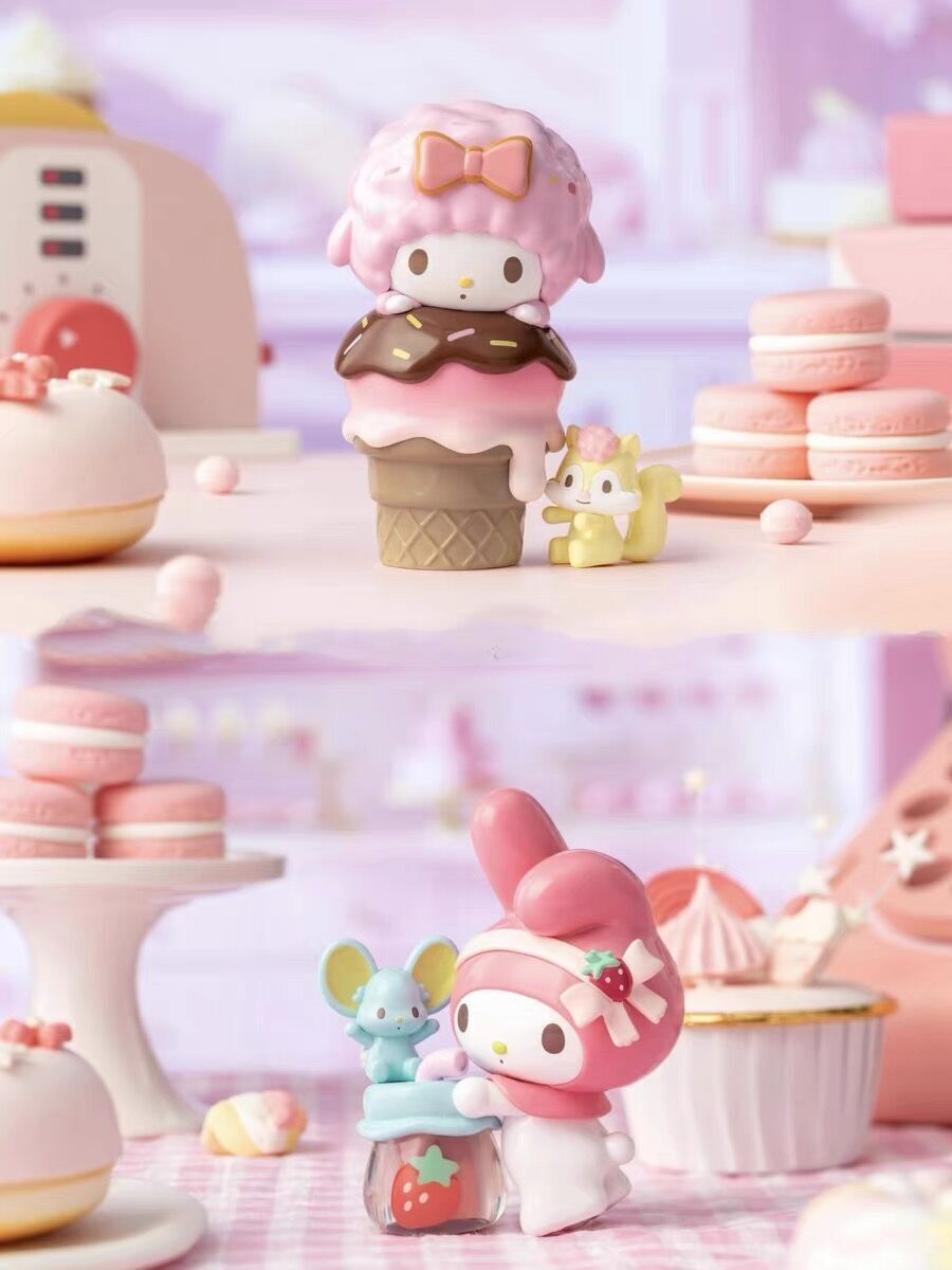 MINISO Sanrio Colorful Food Series Blind Box Confirmed Figure Hot Toys ...