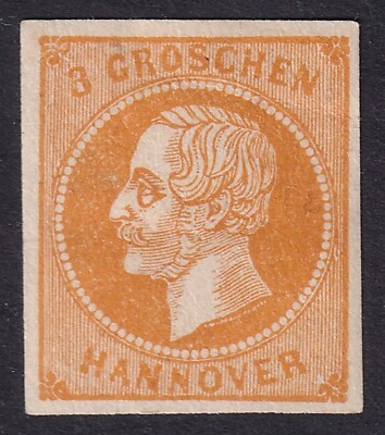 HANOVER 1859 King George V 3gr Yellow SG 27 MH/* (CV £250) | eBay