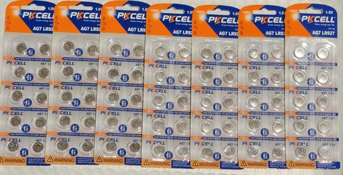 70pcs AG7 395A 926 LR57 LR927 SR927SW 1.5V Coin Cell Button Watch ...