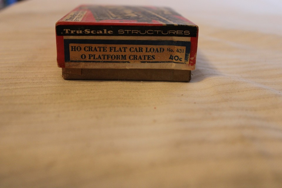 HO Scale Tru-Scale, Crates for Flat Car Loads, Craftsman Kit, #431 BNOS ...