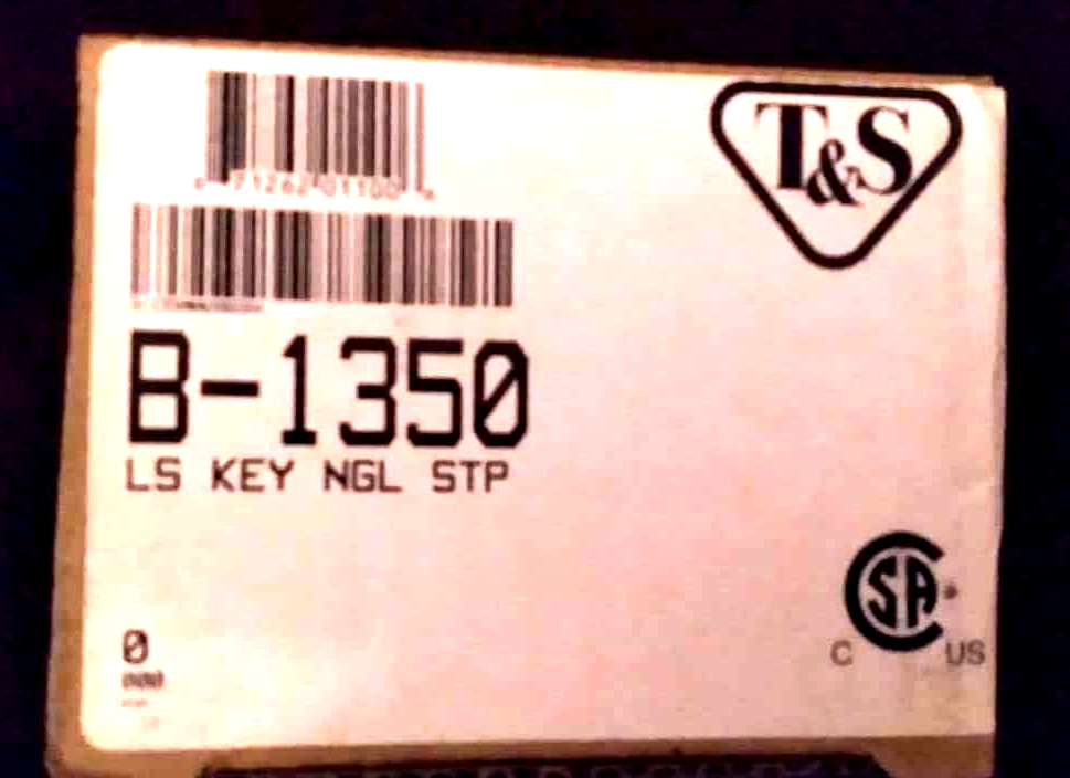 T&S Brass Angle Loose Key Stop with Adjustable Flange B-1350 for sale ...