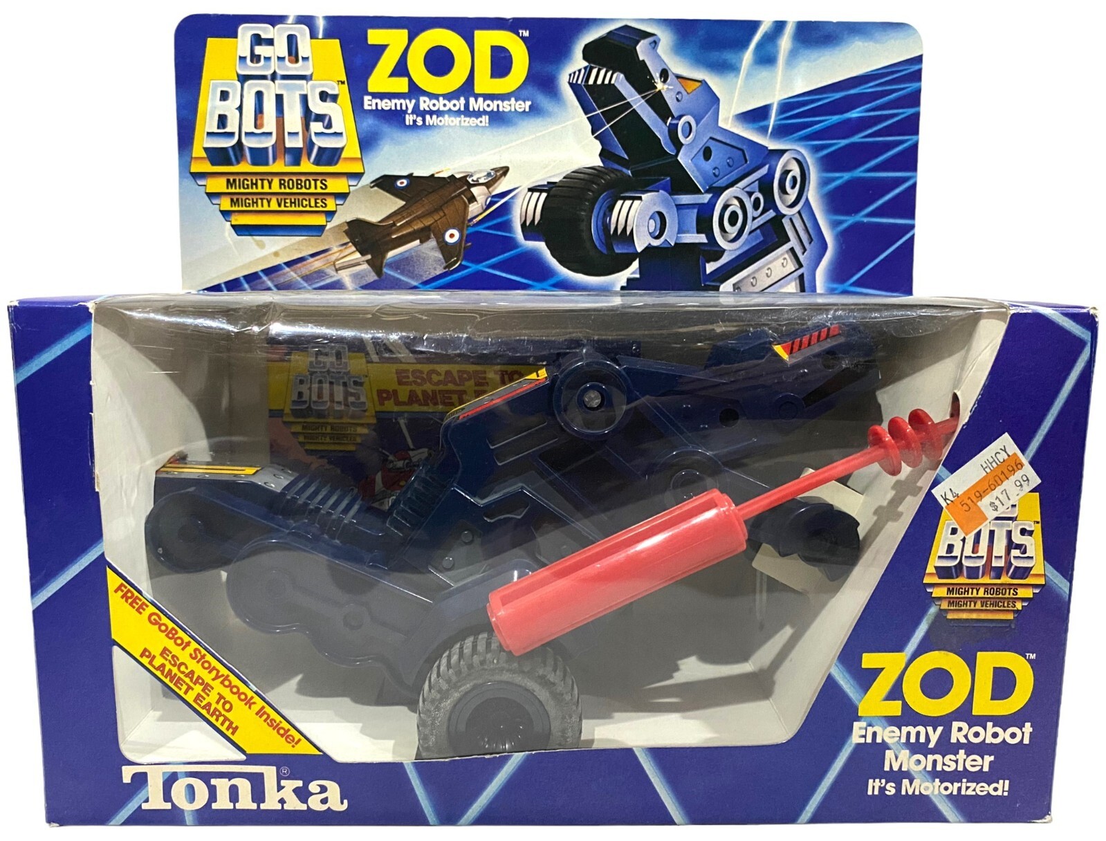 Tonka GoBots Zod Enemy Robot Motorized Monster Vintage 1984 Figure NEW ...