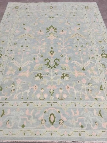 Boho Hand Knotted Wool Rug 6x9 ft Tribal Area Carpet | eBay