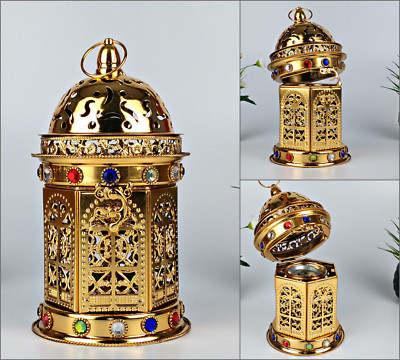 Arabian Incense Diffuser Bakhoor Oud Burner Bakur Metal Mabkhara Home ...