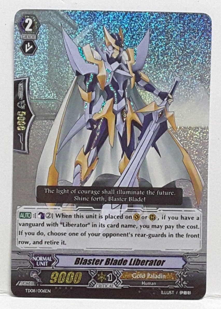 Cardfight Vanguard Gold Paladin Blaster Blade