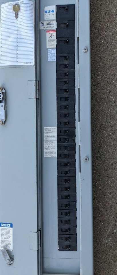 Eaton PRL2a-LX Column Mount 150 Amp Main 30-Circuit 480/277 Volt ...