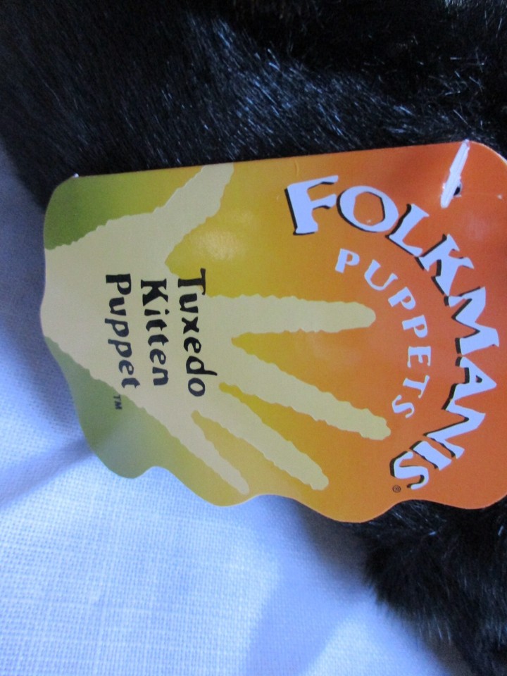 Folkmanis Tuxedo Kitten Hand Puppet new with tag low price | eBay
