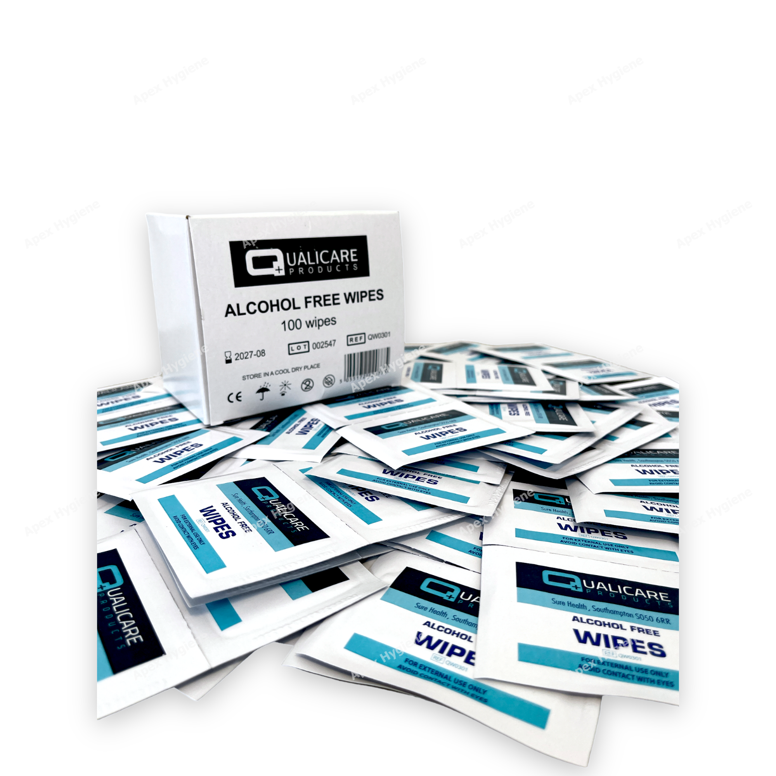 ALCOHOL FREE WIPES wound prep, wound cleaning, dressing removal, cuts ...