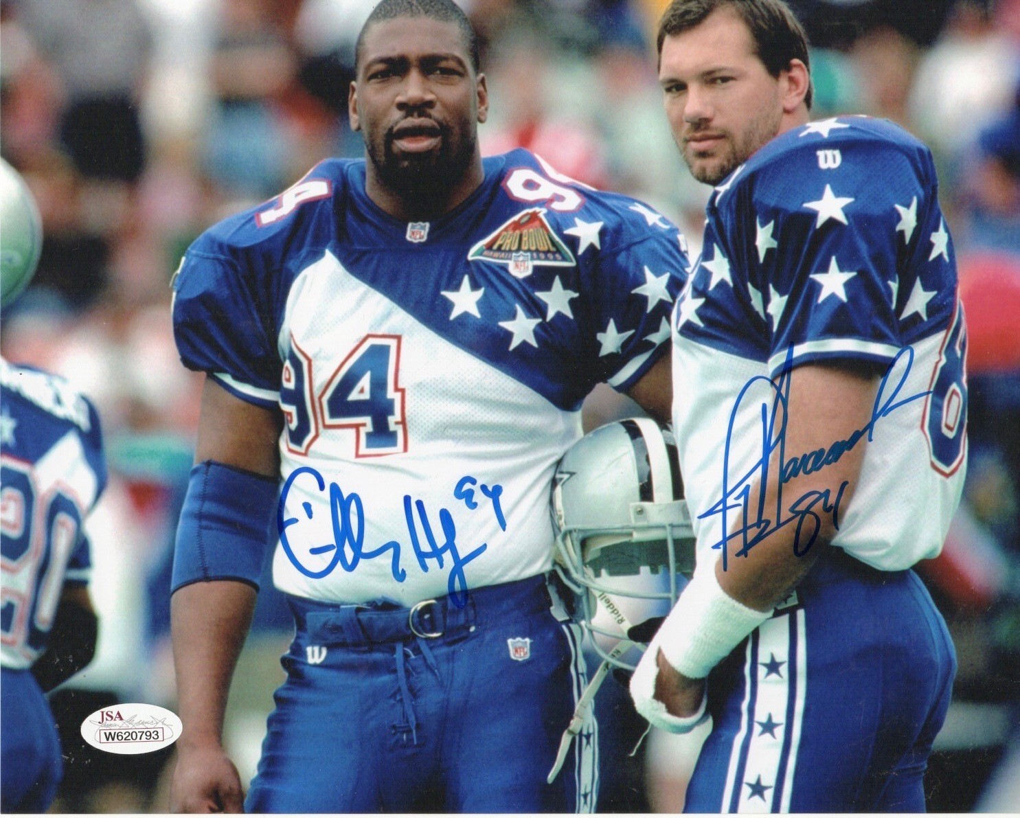 CHARLES HALEY JAY NOVACEK Signed Autographed 8x10 Photo Dallas Cowboys ...