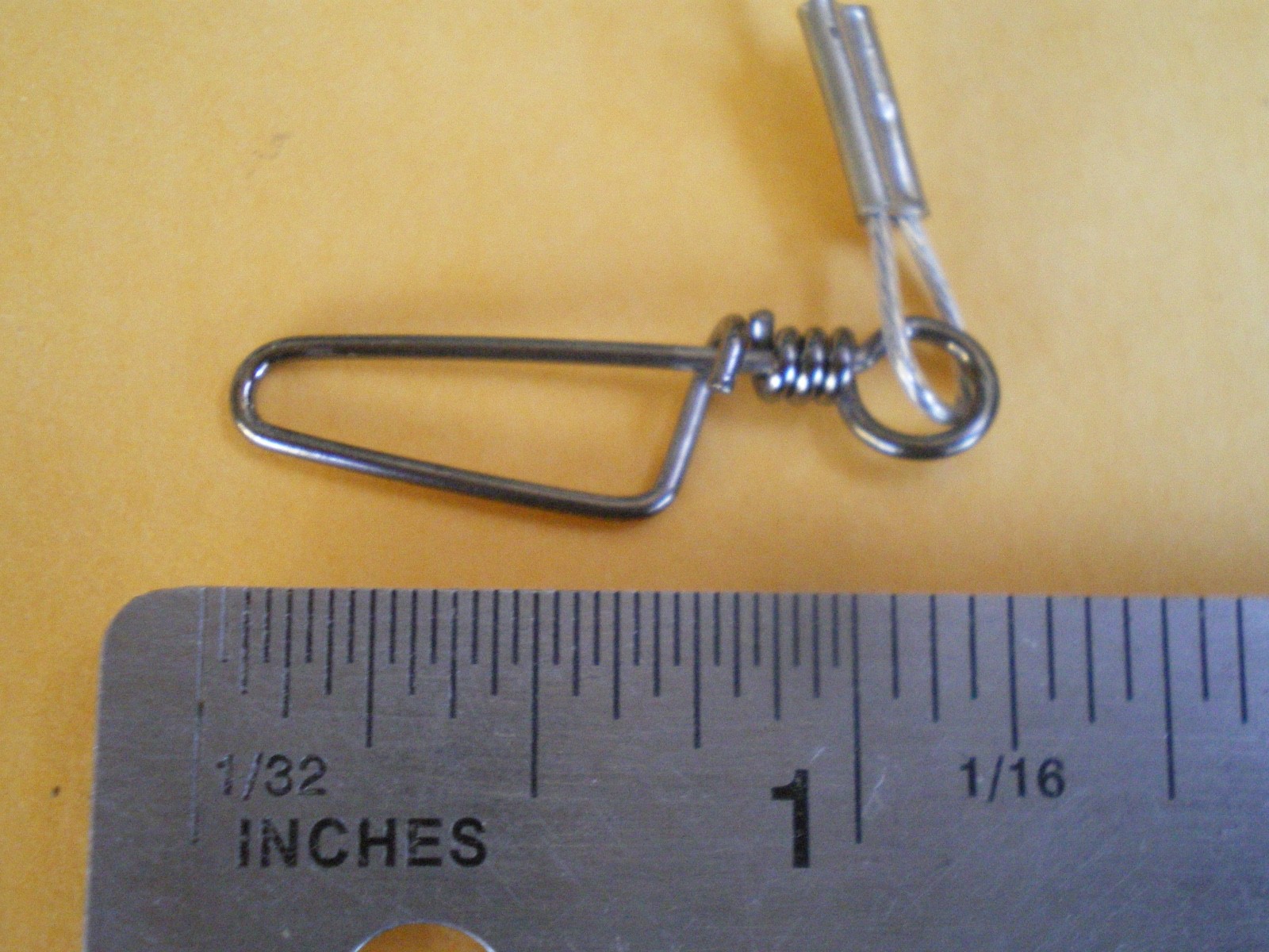 15 PCS. STAINLESS S. WIRE SPINNER LEADER 24" 100 LBS TEST W/COASTLOCK ...