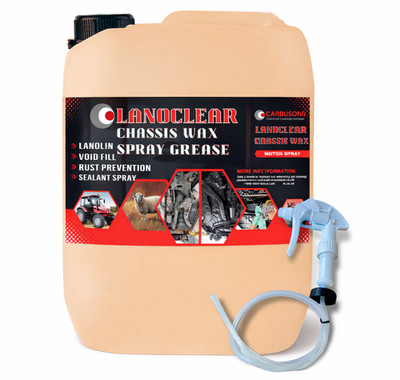 LanoClear Lanolin Rust Inhibitor Anti Corrosion Spray for Car 4x4 ...
