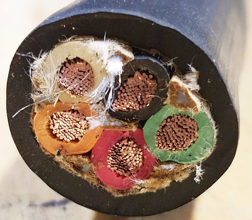 10/5 SOOW SO Cord 75 ft USA Portable Outdoor Indoor 600 V Flexible Wire ...