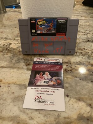 Autographed Nickelodeon Guts (Super Nintendo Entertainment System, 1994 ...