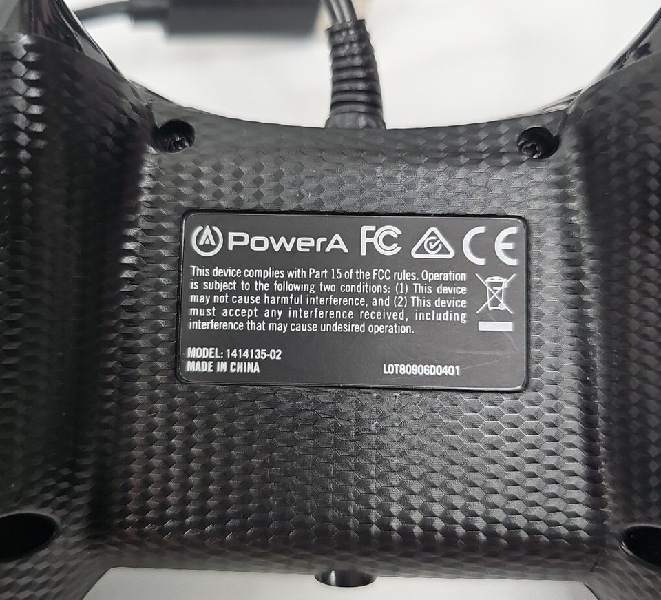 PowerA Xbox 360 Wired Controller - Black (1414135-02) 617885011351| eBay