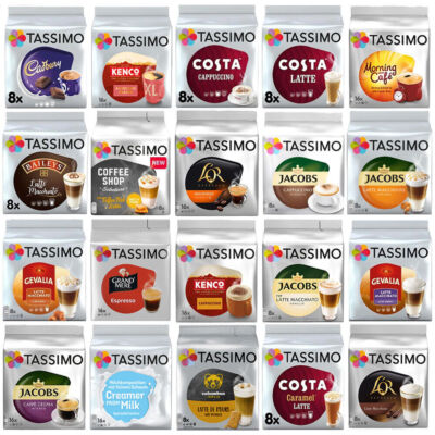 Tassimo Pods 5 packs coffee, Tea, Hot Chocolate T-Discs, Capsules) Fast ...