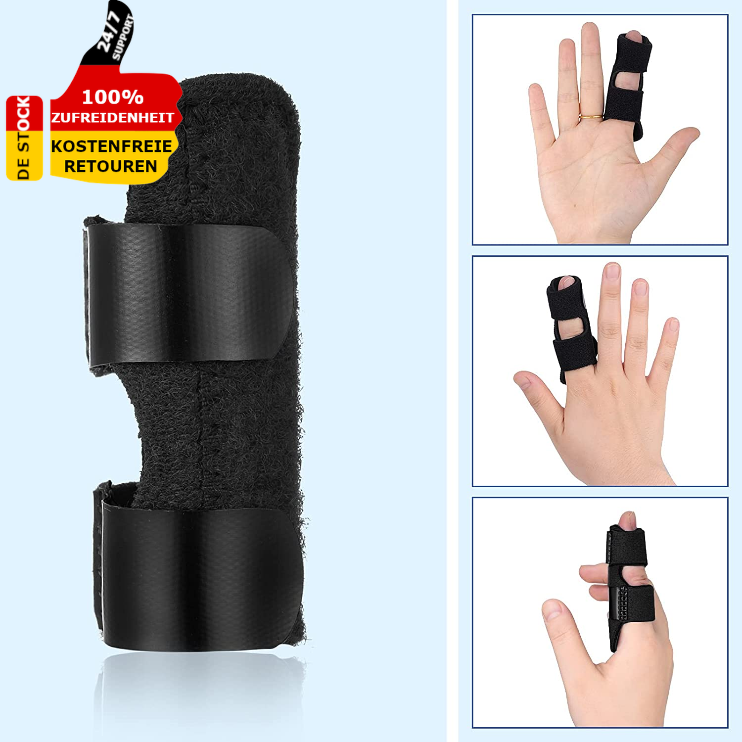 Fingerschiene Schiene Finger Mittelfinger Stabilisator Fingerstütze ...