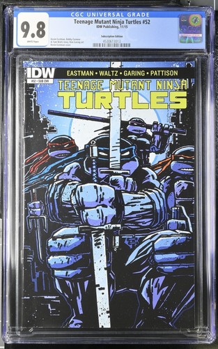 CGC 9.8 Teenage Mutant Ninja Turtles 52. First Appearance Of Jennika ...