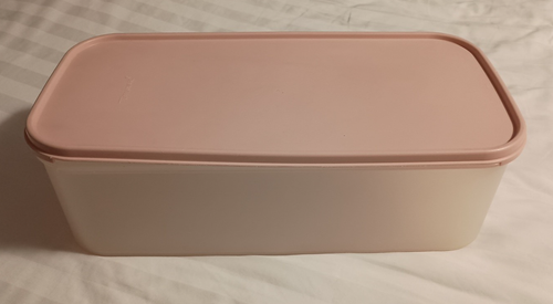 Tupperware Modular Mate Long #2 Rectangle 25 Cup Container Pink Vintage ...