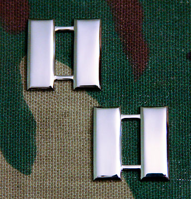 US ARMY US AIR FORCE CAPTAIN RANK INSIGNIA; REGULATION FULL SIZE PAIR ...
