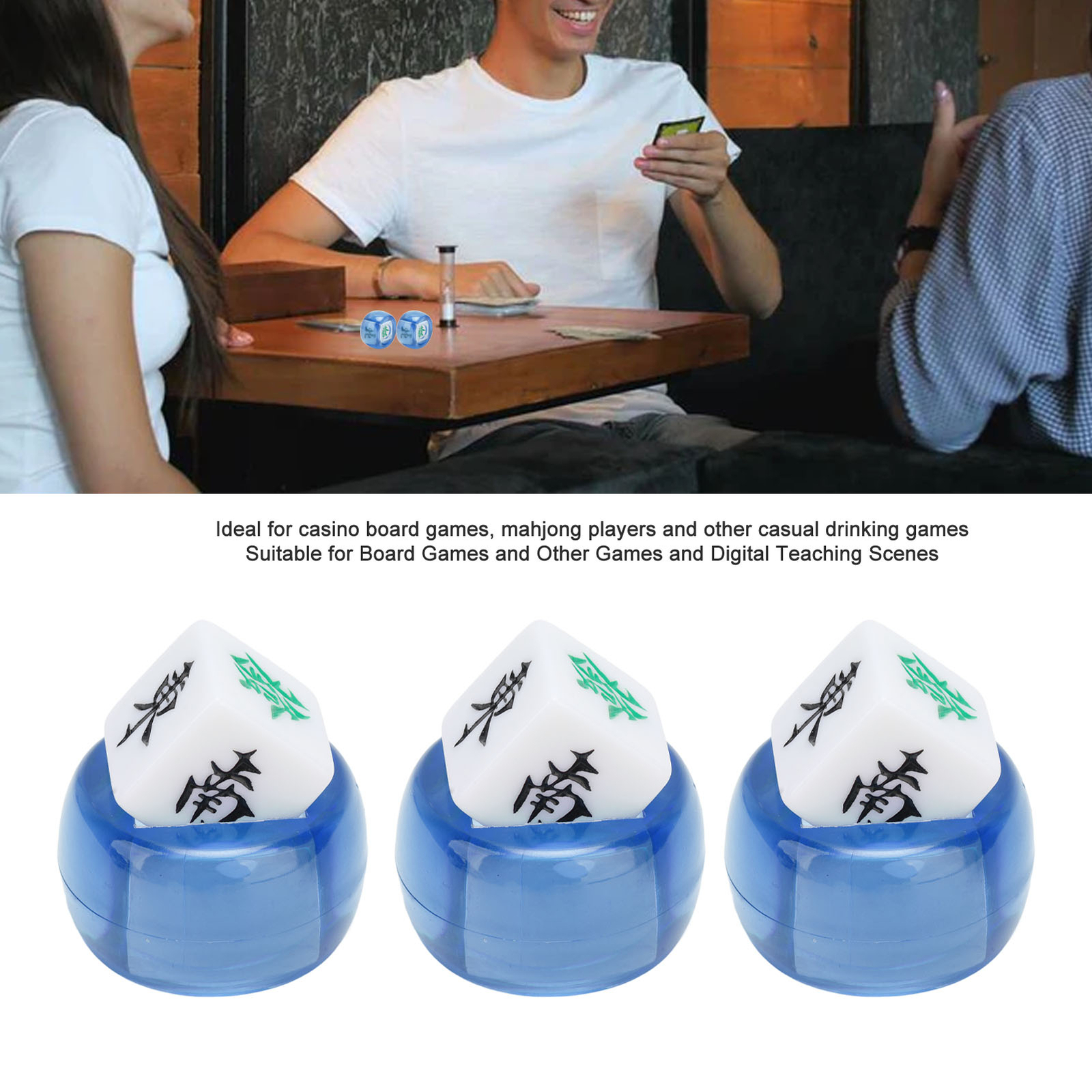 5Pcs Mahjong Wind Direction Dice South West North Sphere Entertainment ...