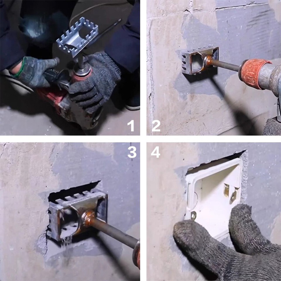 Square Hole Cutter Drywall Outlet Cutout Tool High-Strength For ...
