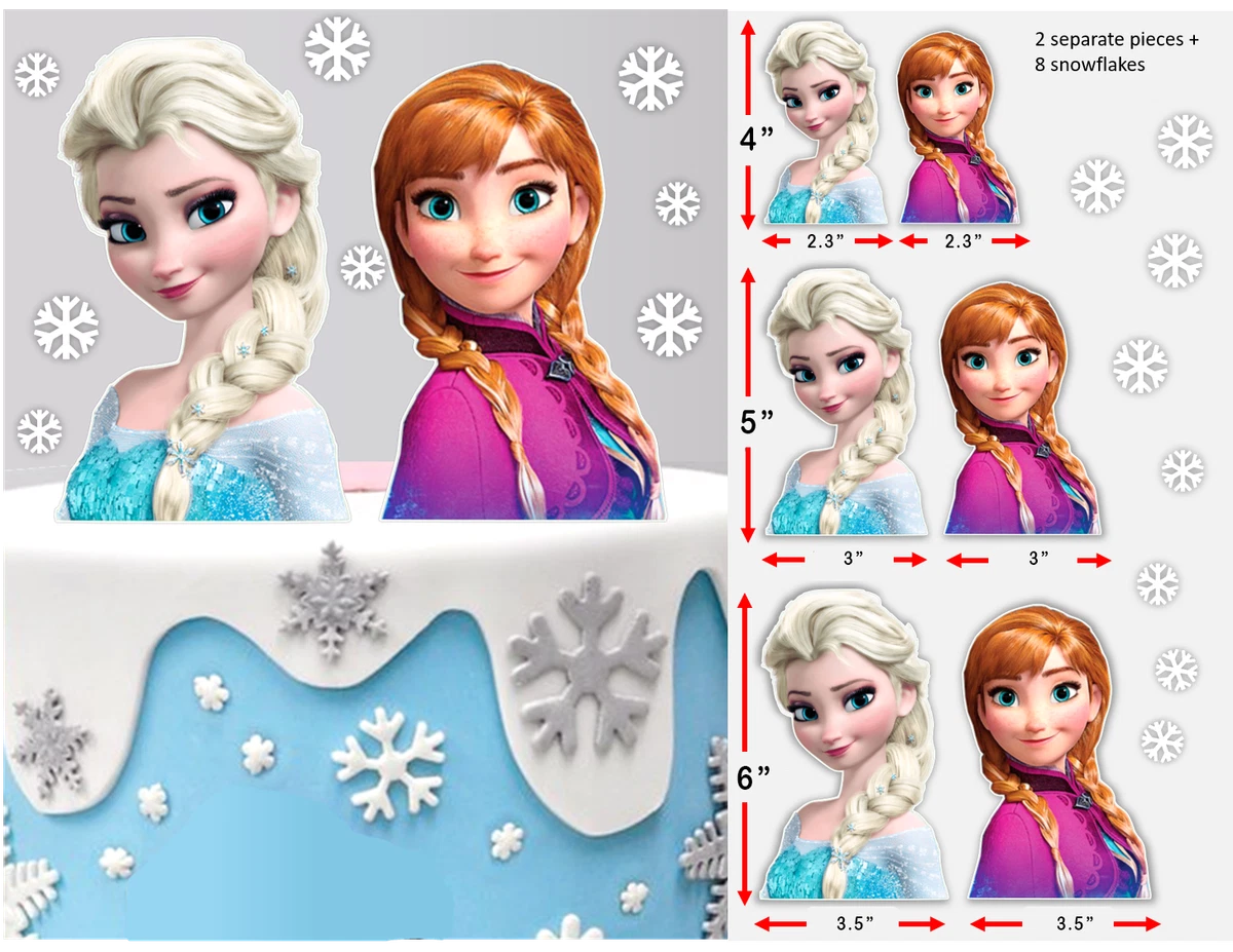 Frozen Edible Cake Topper