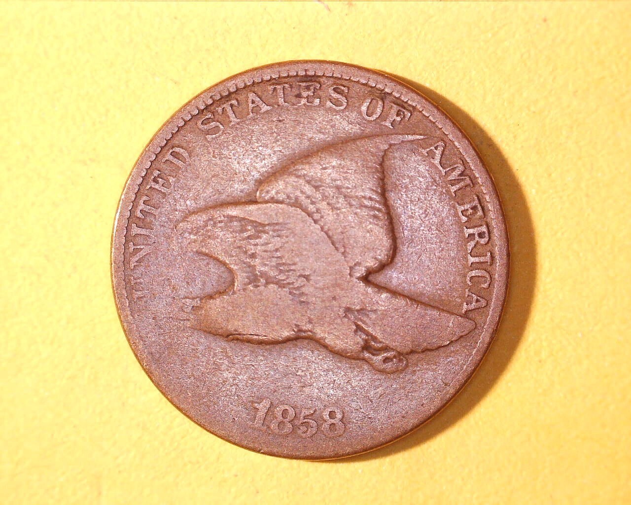 1858 FLYING EAGLE PENNY VG COND. ~ 922-3 | eBay