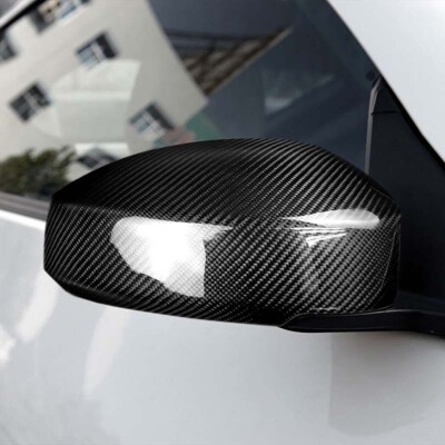 For Nissan 350Z Z33 2003-2006 Real Carbon Fiber Addon Side Mirror Cover ...