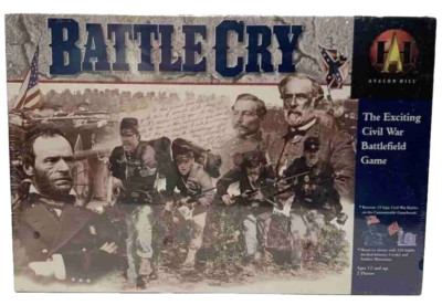 Battle Cry Avalon Hill Board Game Civil War Battlefield Vintage 1999 ...