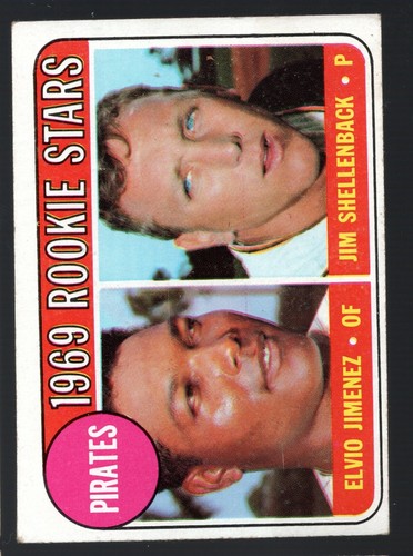 1969 Topps Rookie Stars #567 Elvio Jiminez Jim Shellenback Pittsburgh ...