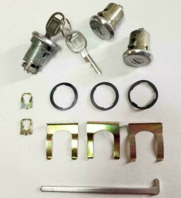 NEW 1969-1980 Chevelle & Malibu Door & Trunk Lock set with GM Keys | eBay