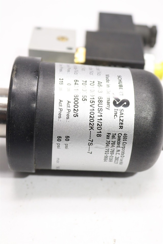 SCHUBERT SALZER ANGLE VALVE TYPE 7010/015V10202K----7S---7 | eBay