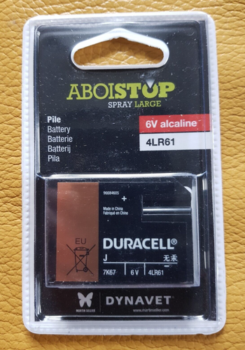 Pile Aboistop Duracell 4LR61 6V alcaline Dynavet Martin Sellier | eBay